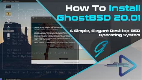 How To Install Ghostbsd 2001 Youtube