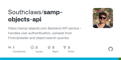 Github Southclaws Samp Objects Api Https Samp Objects Backend