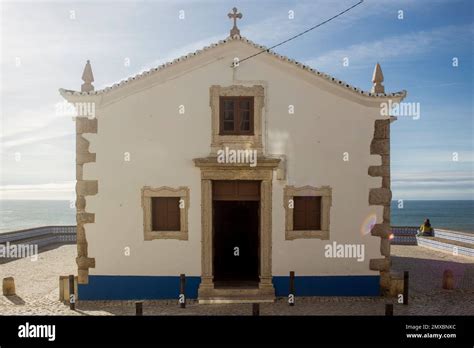 chapel in Ericeira Capela de Nossa Senhora da Boa Viagem e de Santo António Portugal Stock Photo