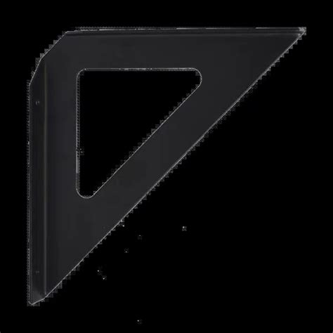 Triangle Brackets Black Carinya
