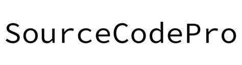 Source Code Pro Font