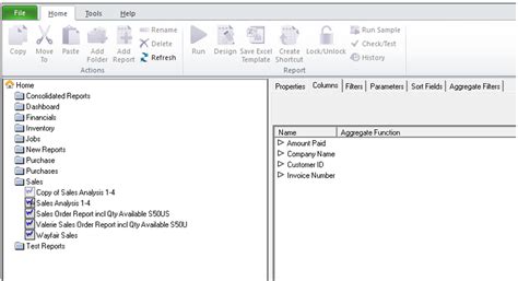 Part Of Learn How To Customize Your Reports With Sage Intelligence Reporting Sage