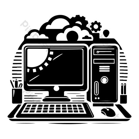 Computer Vector Png