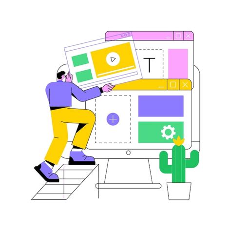 Premium Vector Site Design Abstract Concept Vector Illustration