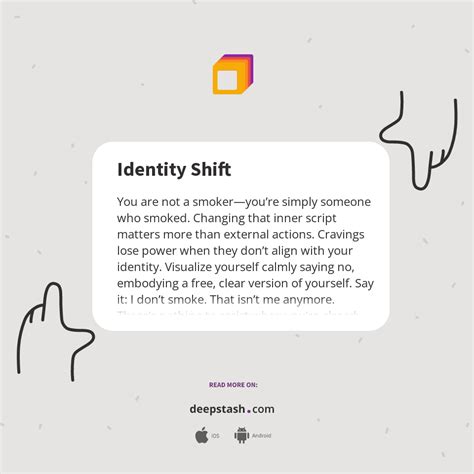 Identity Shift Deepstash