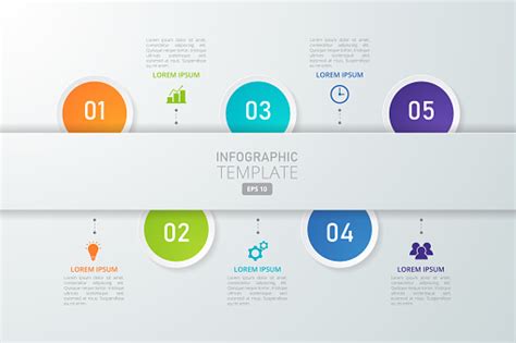 Infographic 비즈니스 교육 웹 디자인 배너 브로셔 전단지 다이어그램 워크플로 타임 라인에 대 한 템플릿 0명에 대한 스톡 벡터 아트 및 기타 이미지 Istock