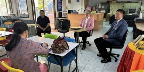 รับการนิเทศติดตาม ระบบปัจจัยพื้นฐาน นักเรียนยากจน และแหล่งเรียนรู้ชุมชนในเขตพื้นที่บริการ