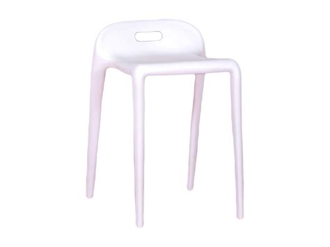 Sgabello Basso Didi Bianco