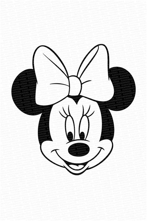 Mini Mouse Vector Clipart Cut File Minnie Mouse Clip Art Etsy Artofit