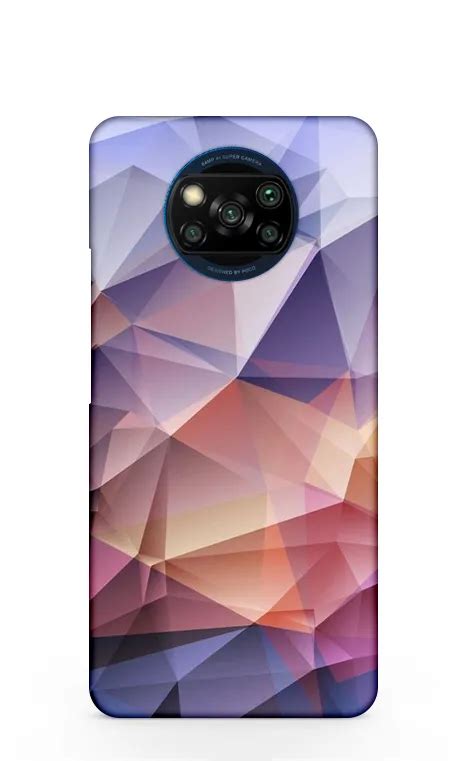 Abstract Cool Shapes Poco X Mobile Cover GOCOVERS