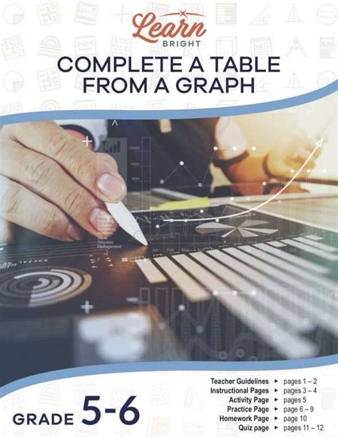 Complete A Table From A Graph Free Pdf Download Learn Bright