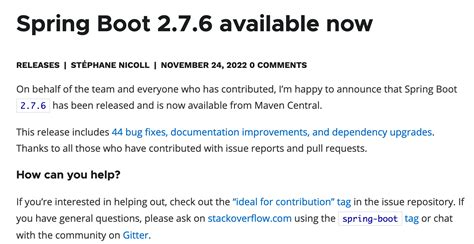 Spring Boot 2 7 6 正式版发布 OSCHINA 中文开源技术交流社区