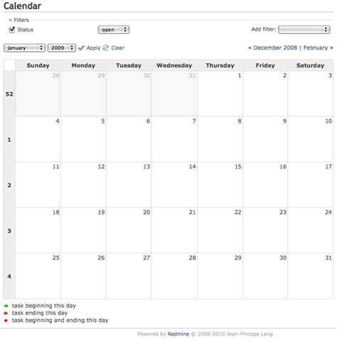 Redminecalendar Redmine