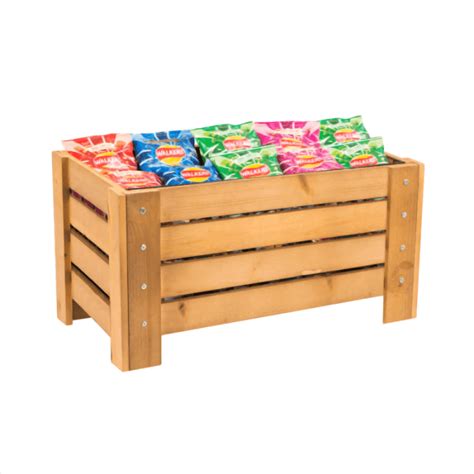 Wooden Dump Bins Floorstanding Wooden Display Bins