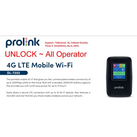 Jual Modem Prolink 4g Dl7202 Pengganti Prt7011l Mifi Prolink 4g