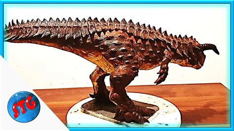 Sculpting Hyperendocrin Carnotaurus From The Isle Youtube