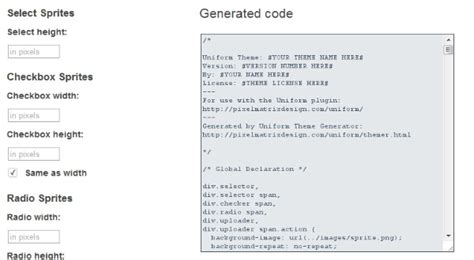 セクシーなフォームがつくれるjqueryのプラグイン「uniform」 Web活メモ帳