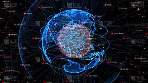 全球通信网络概念。