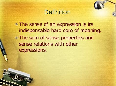 Topic 5 Sense Introduction To Semantics Definition