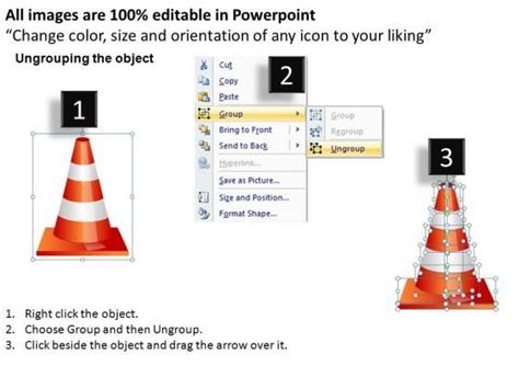Domain Traffic Cones PowerPoint Slides And Ppt Diagram Templates