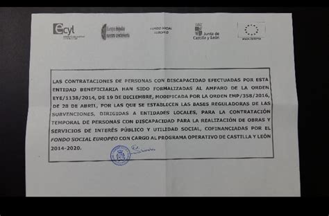 Concesión De Subvención Para La Contratación De Personas Con