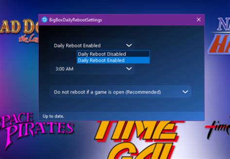 bigbox daily reboot third party apps and plugins launchbox