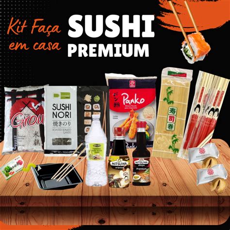 Kit Sushi Premium Completo 12 Itens Sushi Em Casa Shopee Brasil