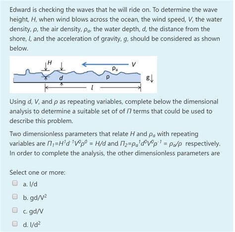 Solved Edward Is Checking The Waves That He Will Ride On To Chegg Com