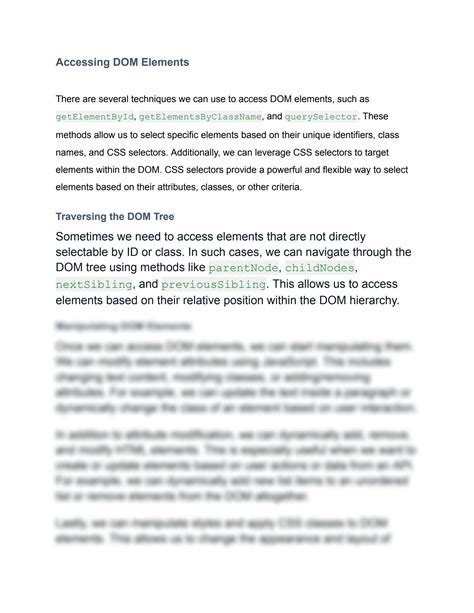 Solution 17 Understanding The Document Object Model Dom In Javascript