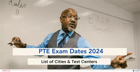 PTE Exam Dates 2024 List Of Cities Test Centers