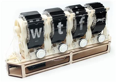 Awesome Arduino Diy Split Flap Display Video Geeky Gadgets