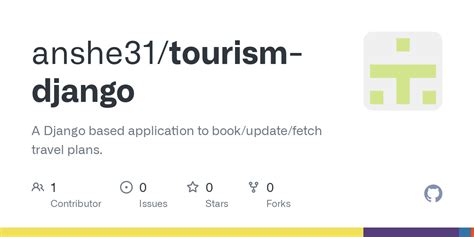 Github Anshe31tourism Django A Django Based Application To Book