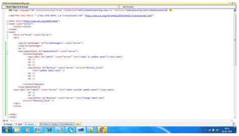 Asp Net Updatepanel Example Of Asp Net Updatepanel