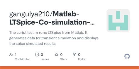 GitHub Gangulya210 Matlab LTSpice Co Simulation Guide The Script Test M Runs LTSpice From