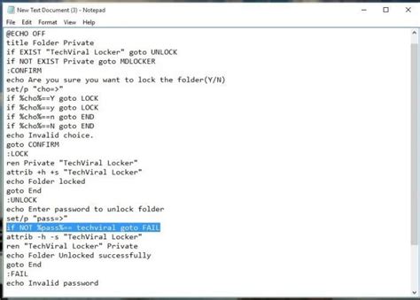 How To Create A Password Protected Folder Without Any Software