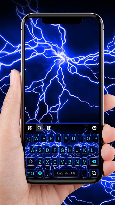 Blue Lightning Theme For Android Download
