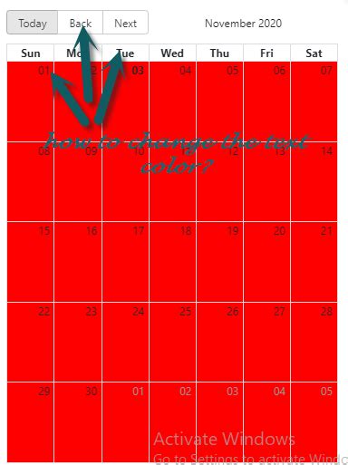 Change The Color Of Calendar Dates Issue 1791 Jquense React Big