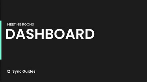 Meeting Room Dashboard Logitech Sync Guide