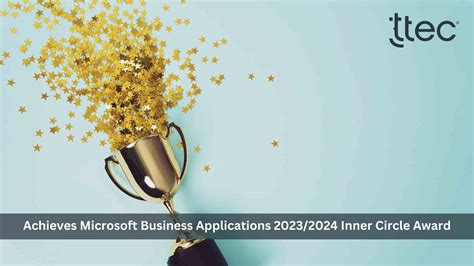 Ttec Digital Achieves Microsoft Business Applications 2023 2024 Inner Circle Award Martech