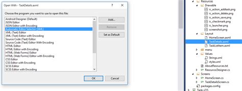 Visual Studio How To Enable Intellisense On Xamarinandroids Axml