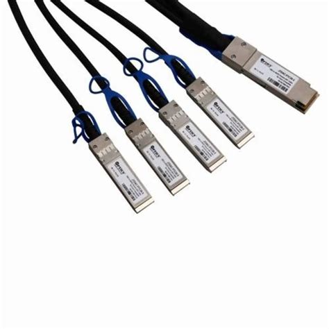 Direct Attached Cable Breakout Twinax Copper Passive Dac Cable 100g