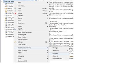 CCS Build All Configurations Code Composer Studio Forum Code Composer Studio TI E2E