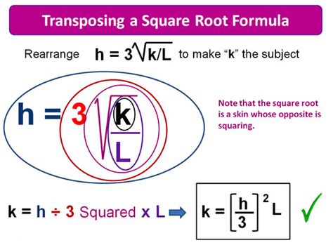 Transposing And Rearranging Formulas Passys World Of Mathematics