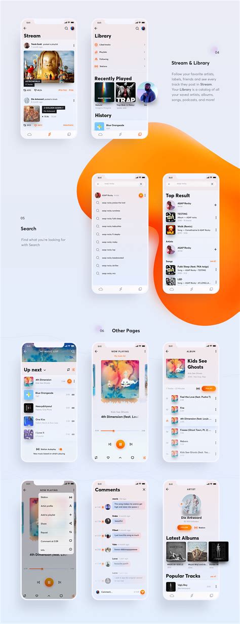 Soundcloud App Redesign Concept Behance