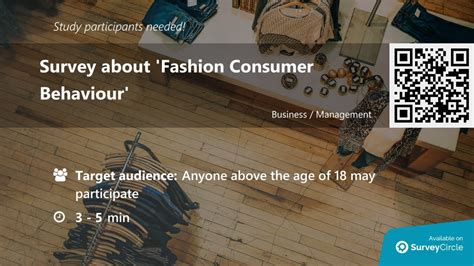 Fashion Consumer Behaviour Rsurveycircle