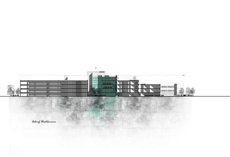 College Section Rendering Via Photoshop Cc Ashraf Hashlamoun