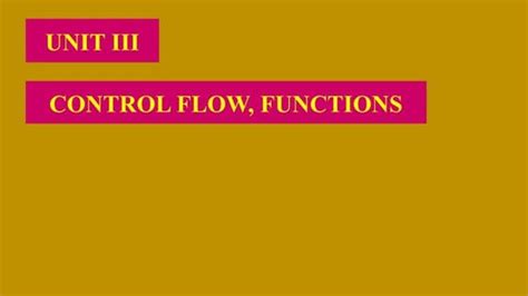 Operators In Python Pptx