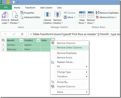 Chris Webbs Bi Blog Handling Added Or Missing Columns In Power Query