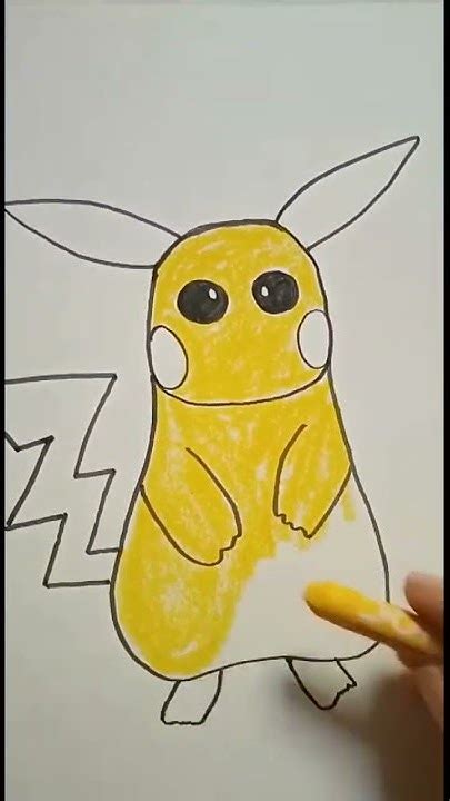 Pikachu Pikachu Cartoon Drawing Shorts Short Pikachu Youtubeshorts Youtube