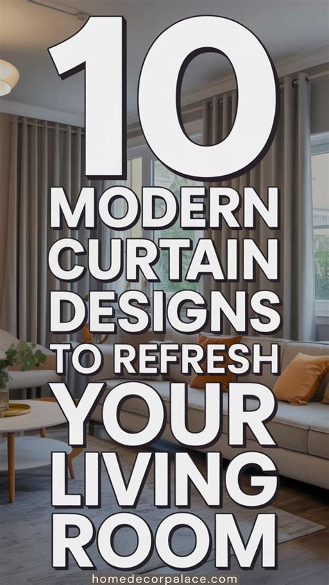 10 Modern Curtain Designs To Refresh Your Living Room Luxury Curtains